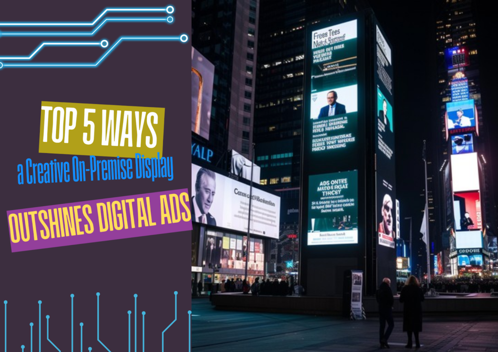 Top 5 Ways a Creative On-Premise Display Outshines Digital Ads